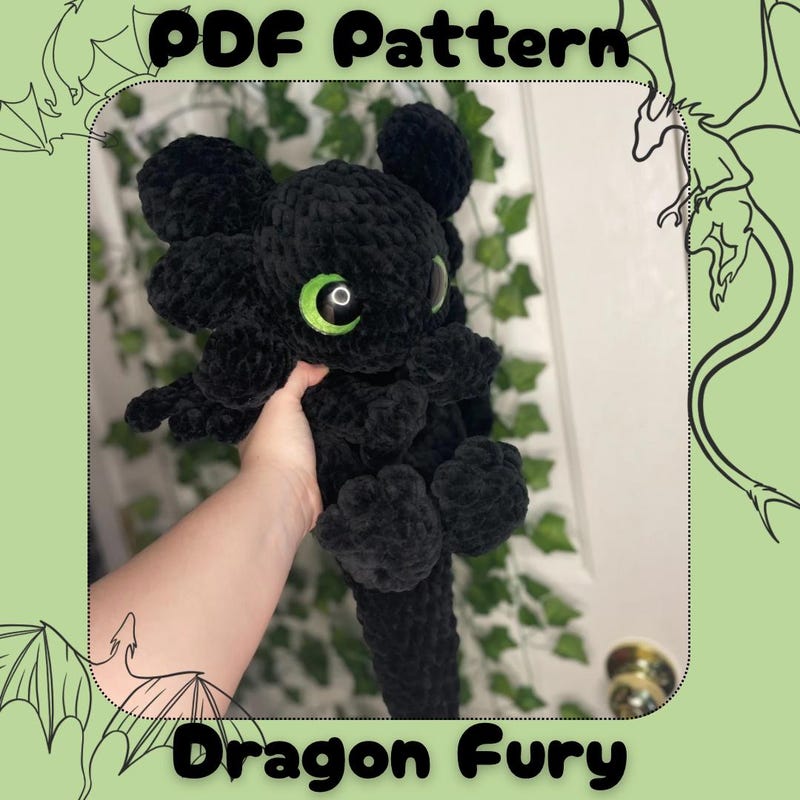 Toothless Nightfury Plush - Etsy