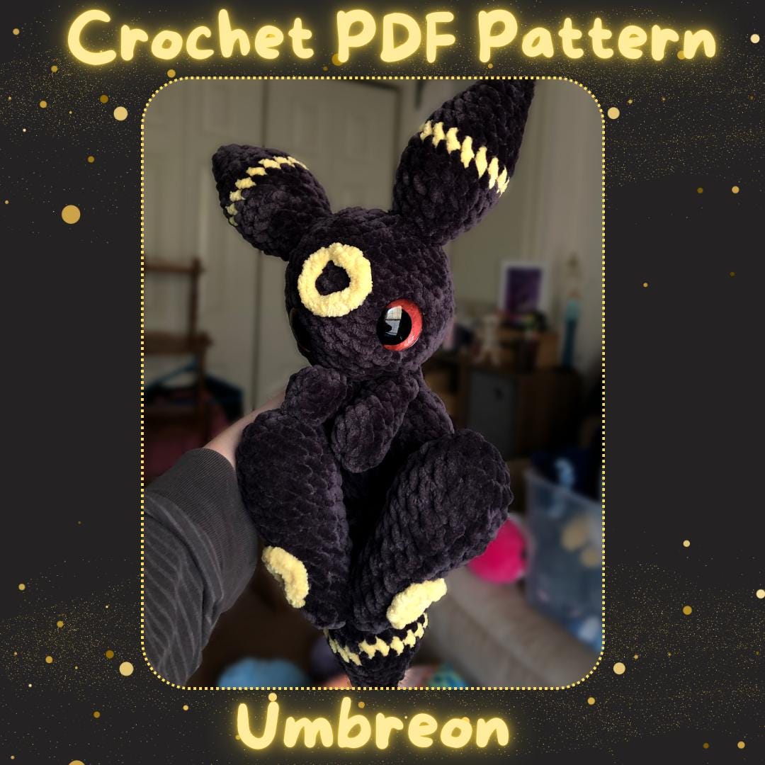 Umbreon Costume Pattern Plush