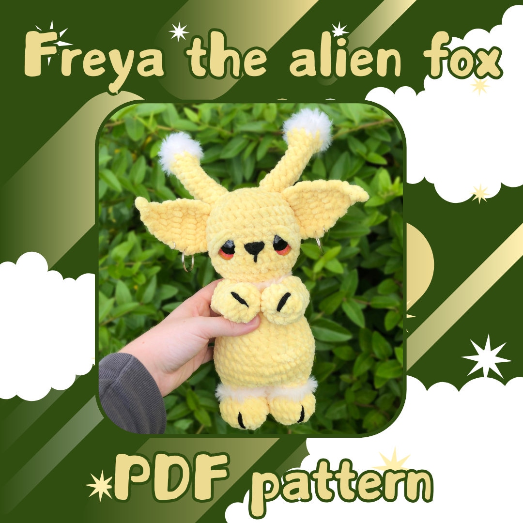 Freya the Alien Fox PDF Crochet Pattern, Written in US Terminology ...
