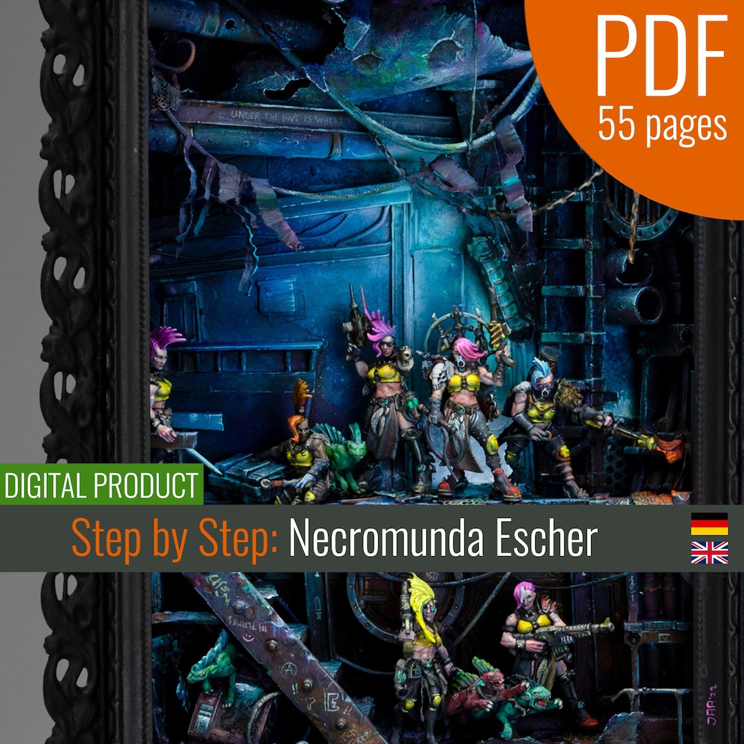 Step by Step - Necromunda Escher Gang Territory - Etsy