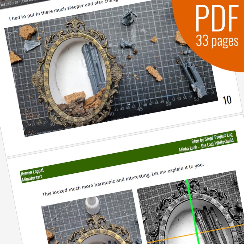 Step by Step - Minka Lesk, the Last Whiteshield - Etsy