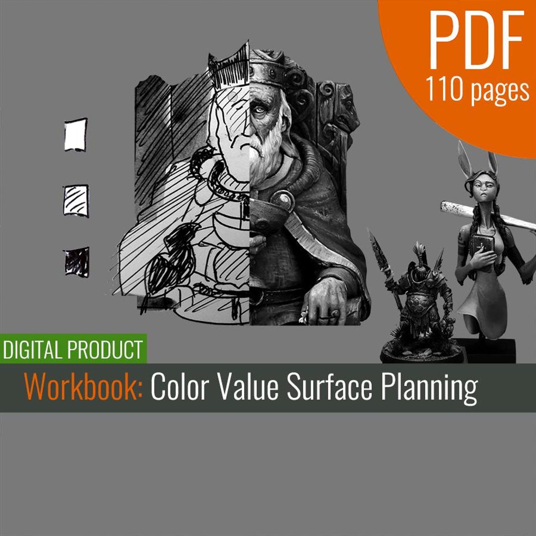 Workbook - Color Value Surface Planning - Etsy