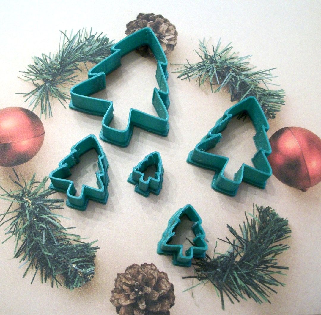 Christmas Tree Cookie/fondant/clay Cutters - Etsy