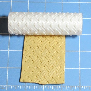 Texture Roller - Basket Weave - 4, 6 or 8 Inch, 1 Inch Diameter - Etsy