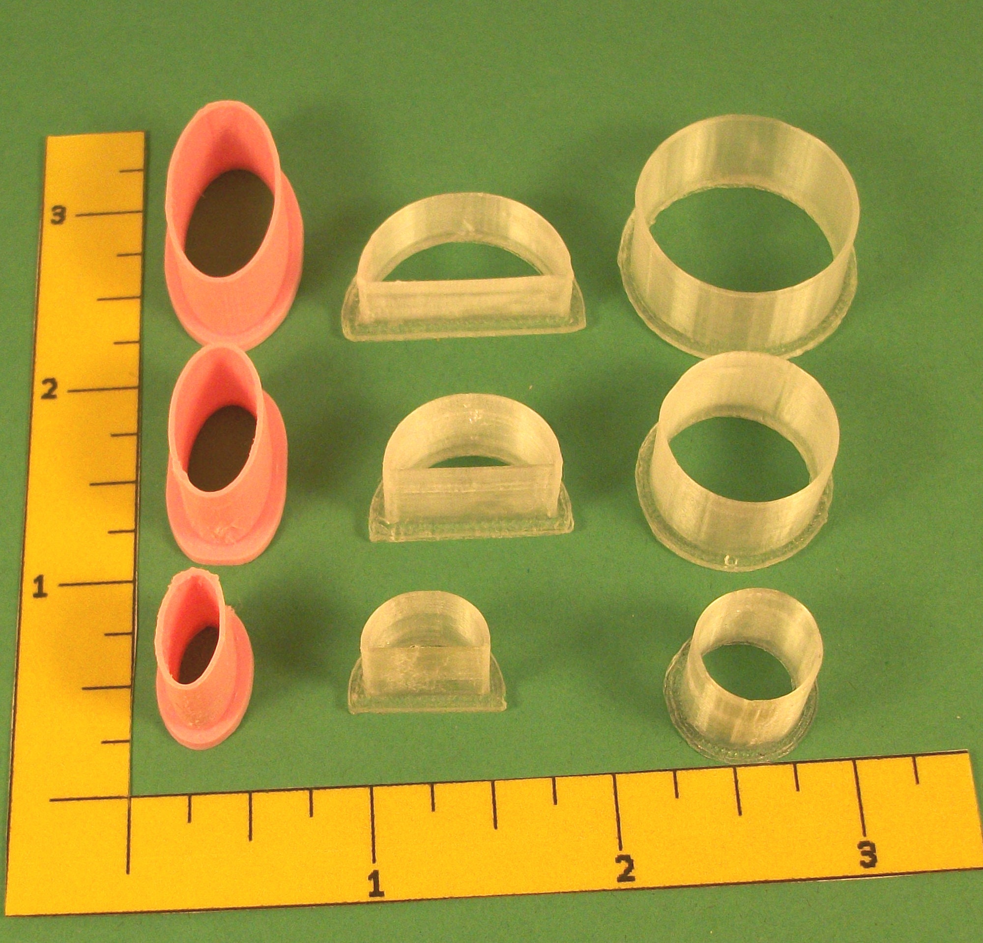 Basic Shapes Set #1: Polymer Clay/fondant/cookie Cutters - Etsy