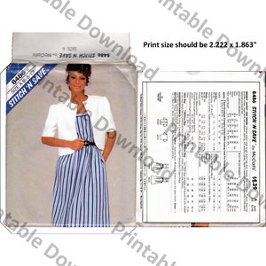 1:6 Scale Printable Sewing Pattern Jackets 5 - Etsy