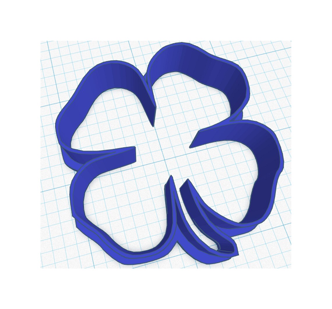 3d Print File (STL) - 5 Sizes - Shamrock Cookie/clay/fondant Cutter - Etsy