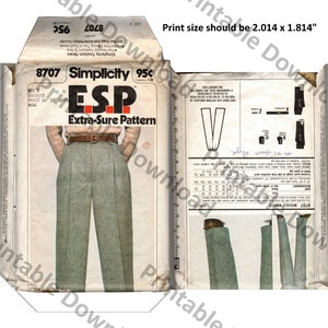 1:6 Scale Printable Sewing Pattern Jackets 5 - Etsy