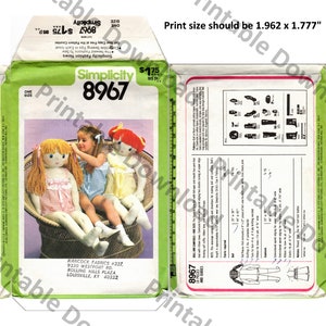 1:6 Scale Printable Sewing Pattern Jackets 5 - Etsy