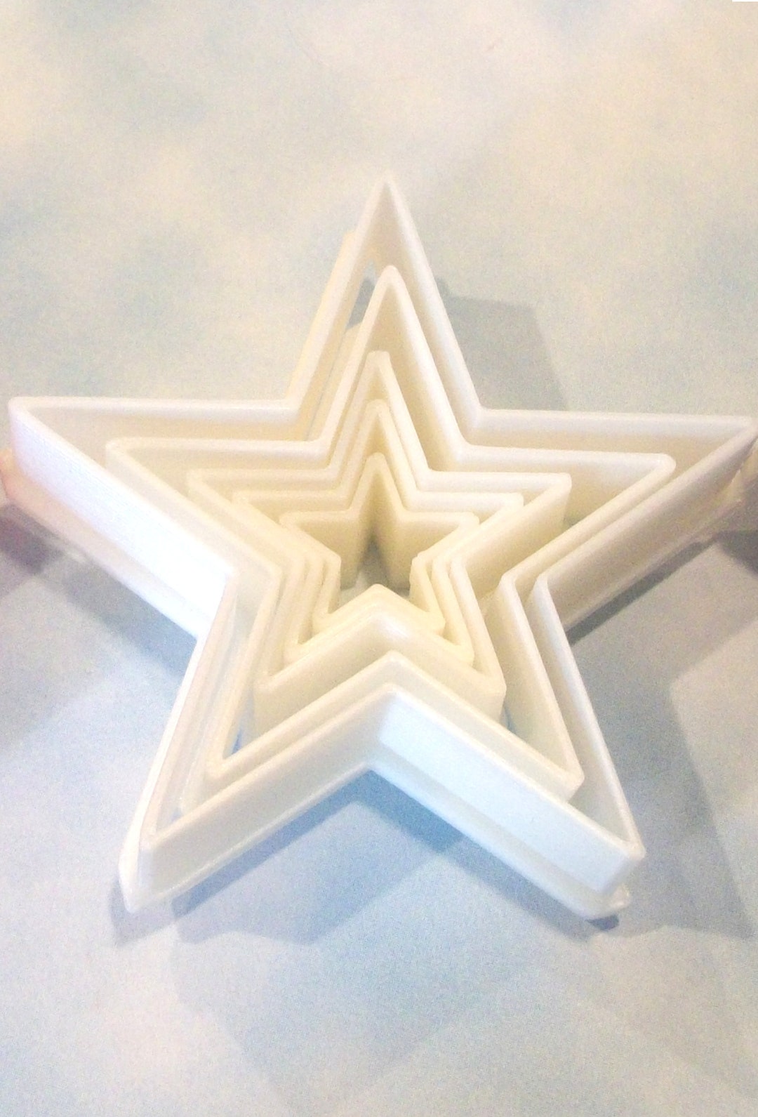 Christmas Star Cookie/fondant/clay Cutters - Etsy