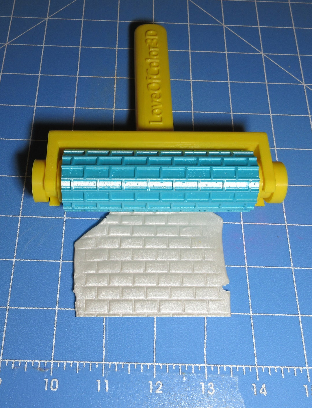 Texture Roller - Bricks - 4, 6 or 8 Inch - Etsy