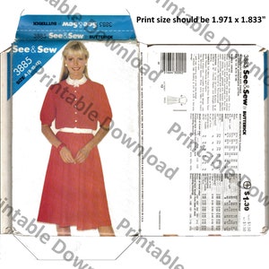 1:6 Scale Printable Sewing Pattern Jackets 5 - Etsy