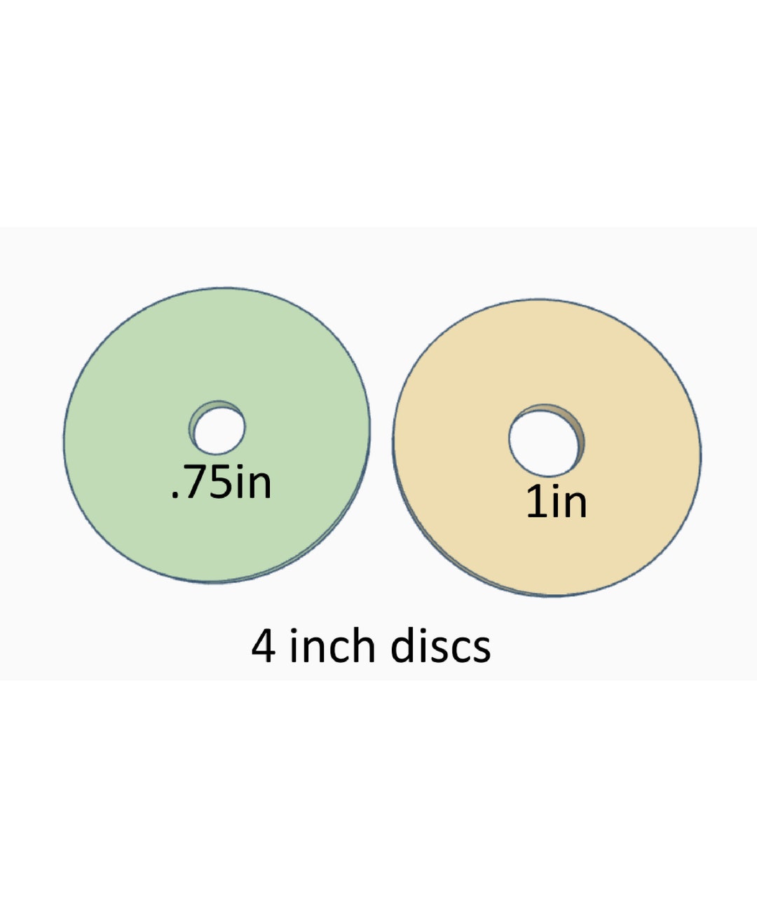 4 Inch Extruder Discs - Set of 2 - Etsy