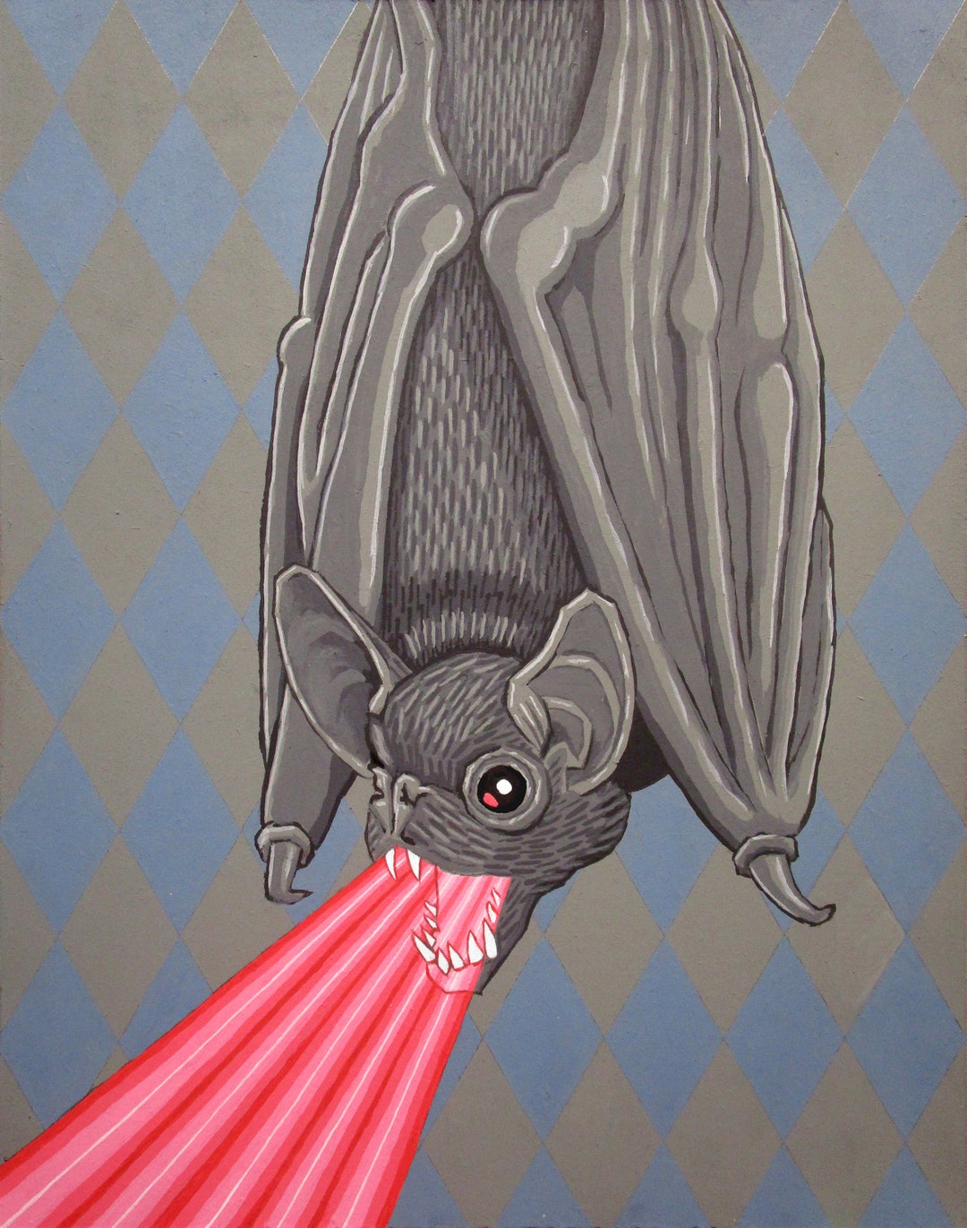 Bat Vomit Print - Etsy