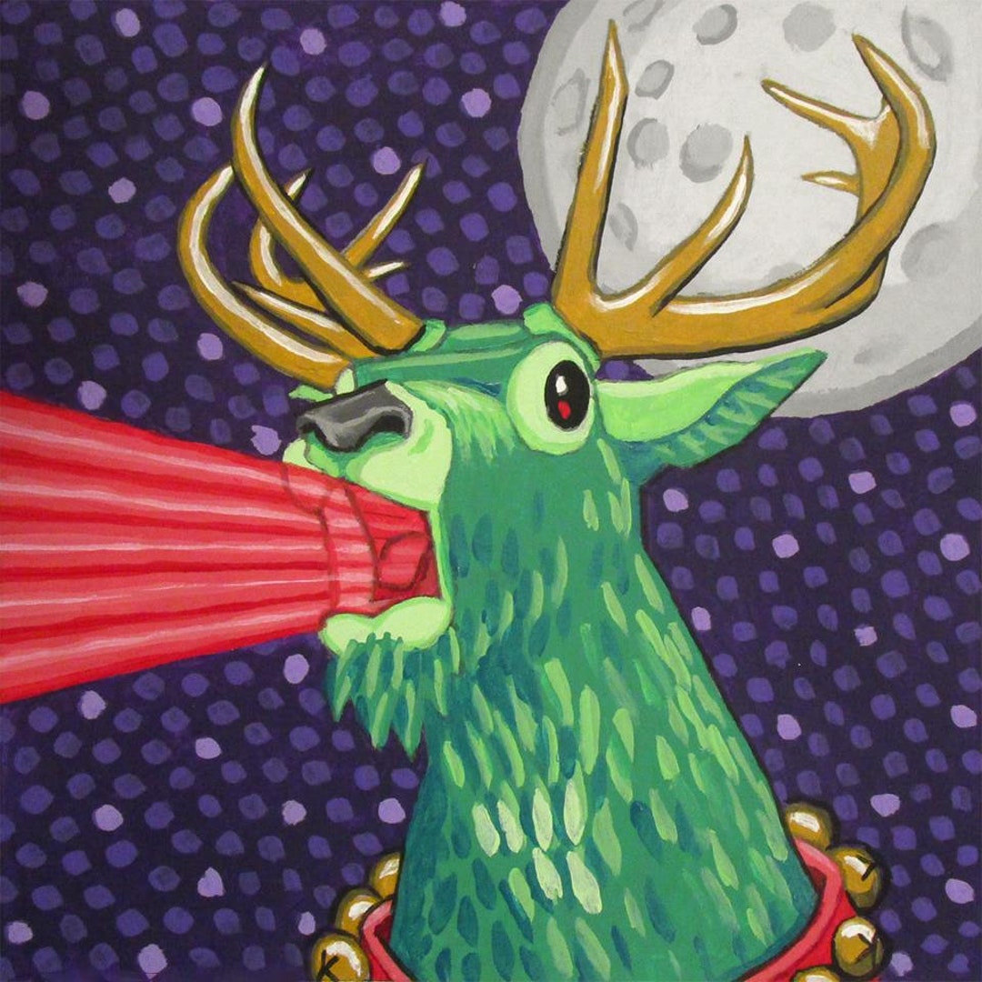 Reindeer Vomit Print - Etsy