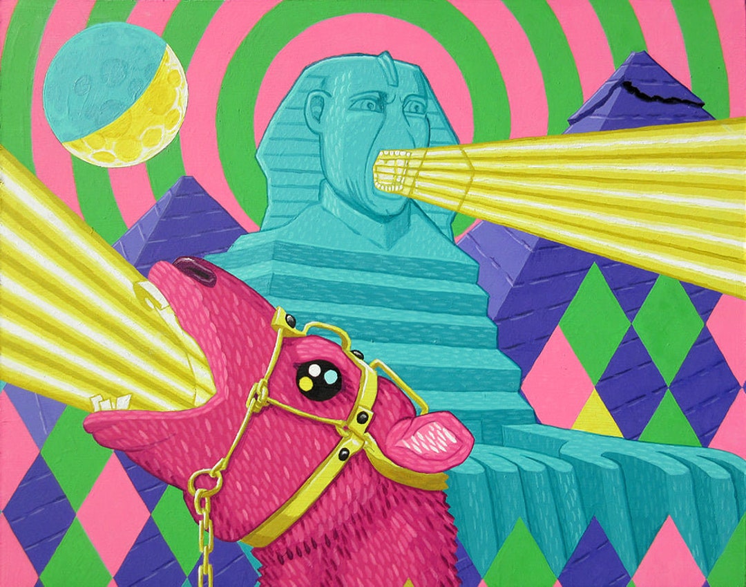 Camel Vomit Print - Etsy