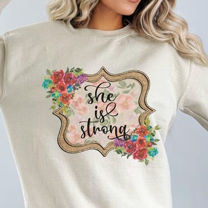 She is Strong Png, Proverbs 31 25 Png, Inspirational Png, Religious ...