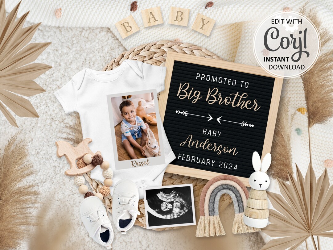 Big Brother Pregnancy Announcement Digital, Rainbow Second Baby ...