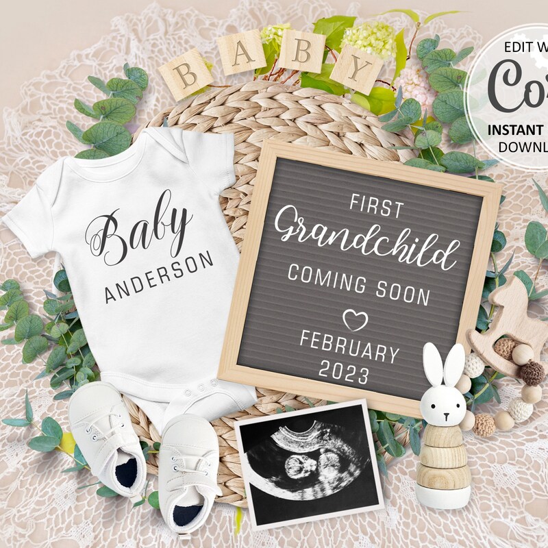 First Grandchild - Etsy
