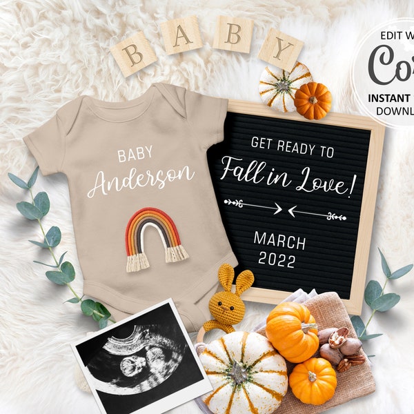 October Baby Announcement - Etsy
