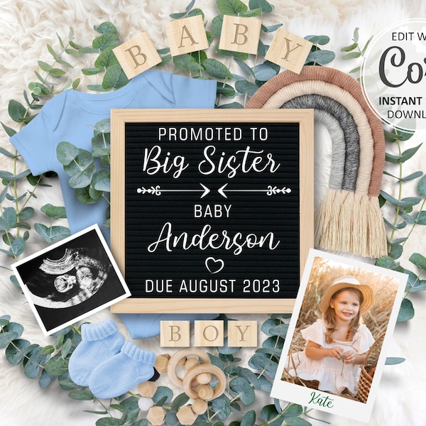 Its a Boy Digital Announcement - Etsy