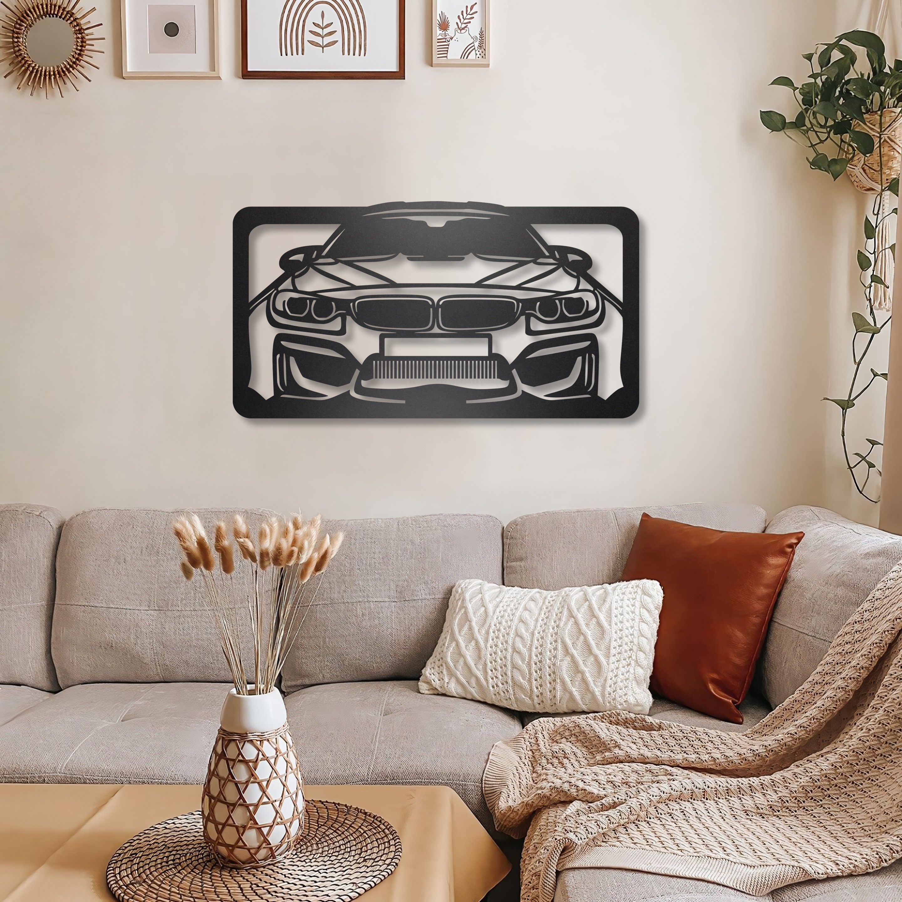 BMW M4 Metal Wall Art, Unique BMW M4 Wall Decor for Living Room, Wall ...