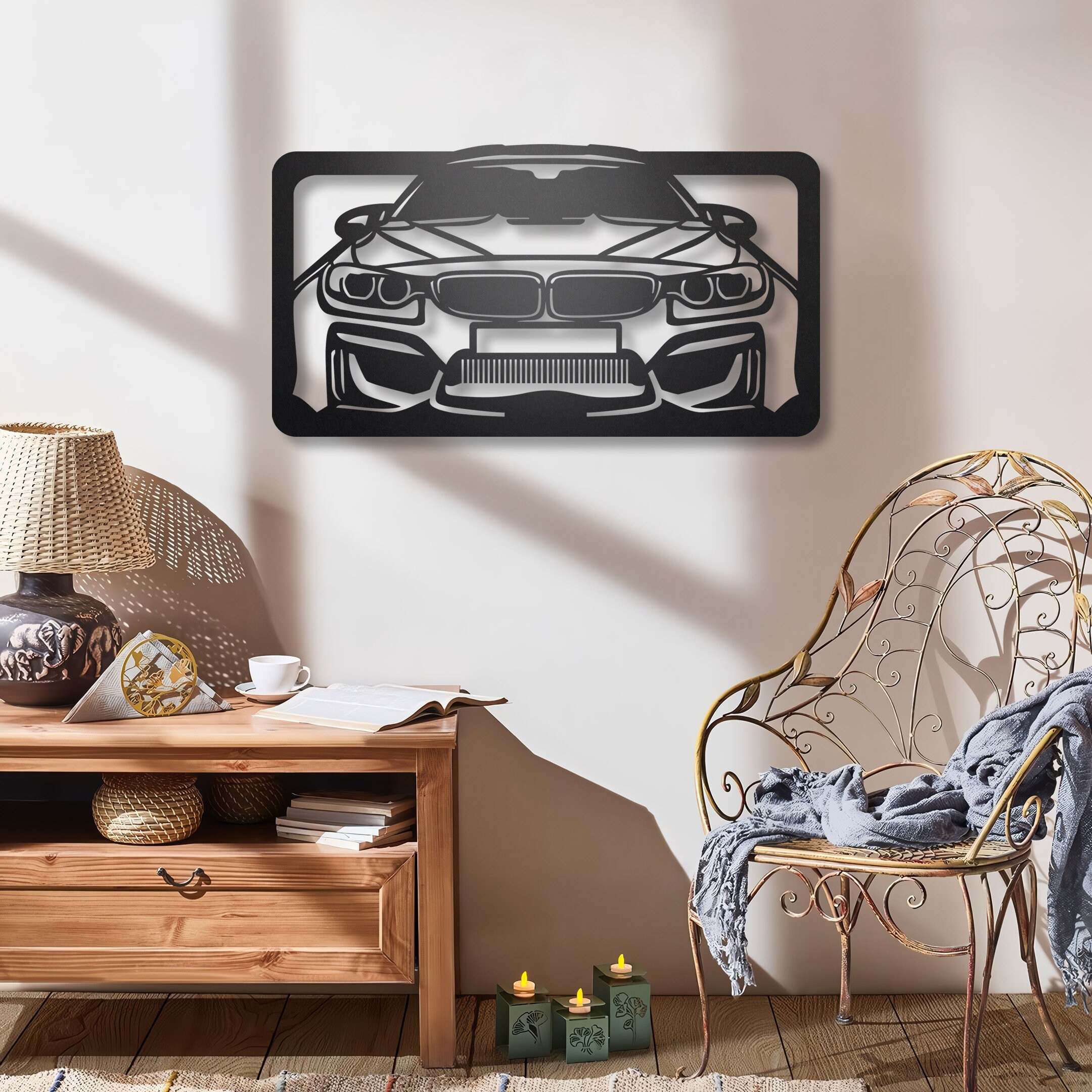 BMW M4 Metal Wall Art, Unique BMW M4 Wall Decor for Living Room, Wall ...