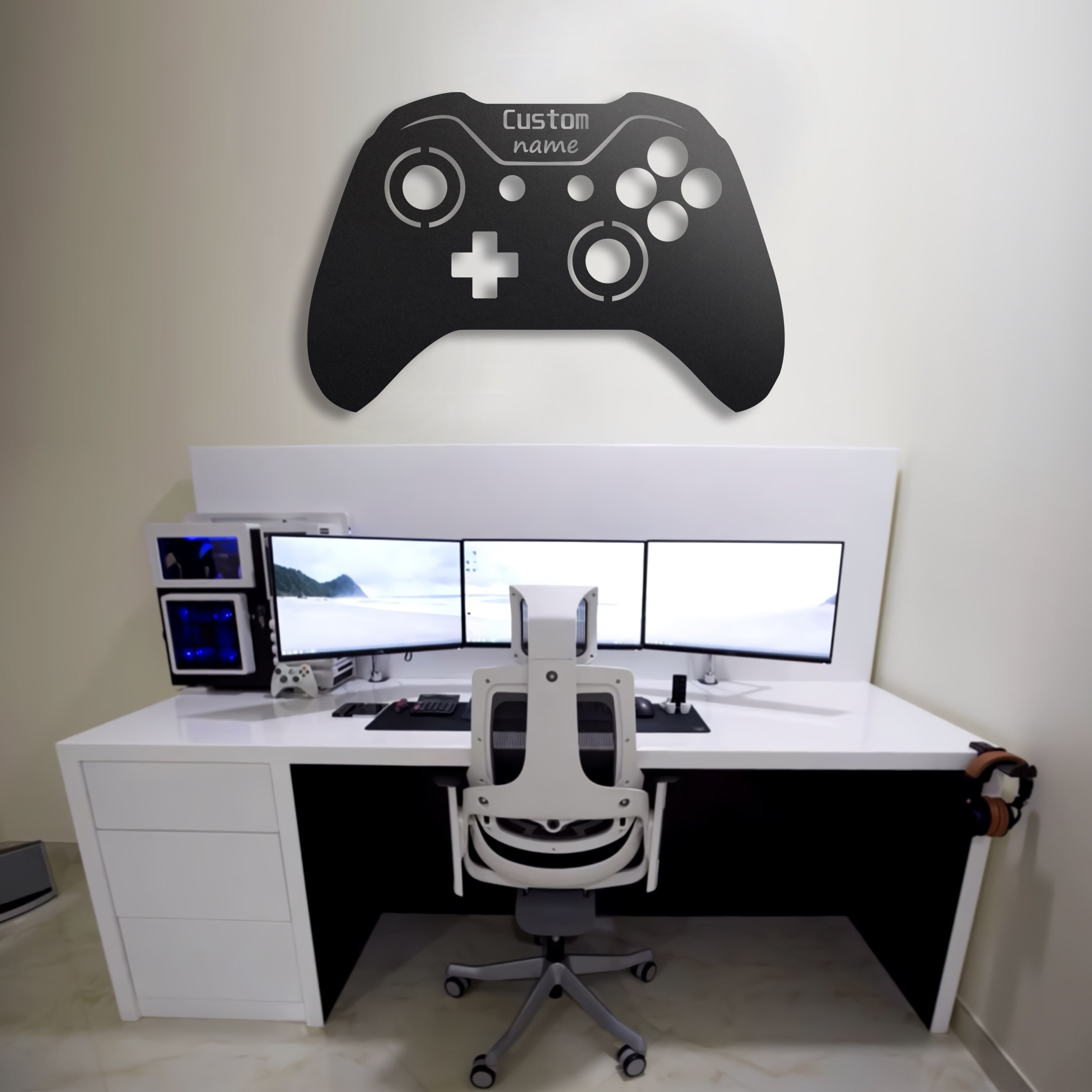 Custom Xbox Controller Metal Wall Art, Unique Xbox Controller Wall ...