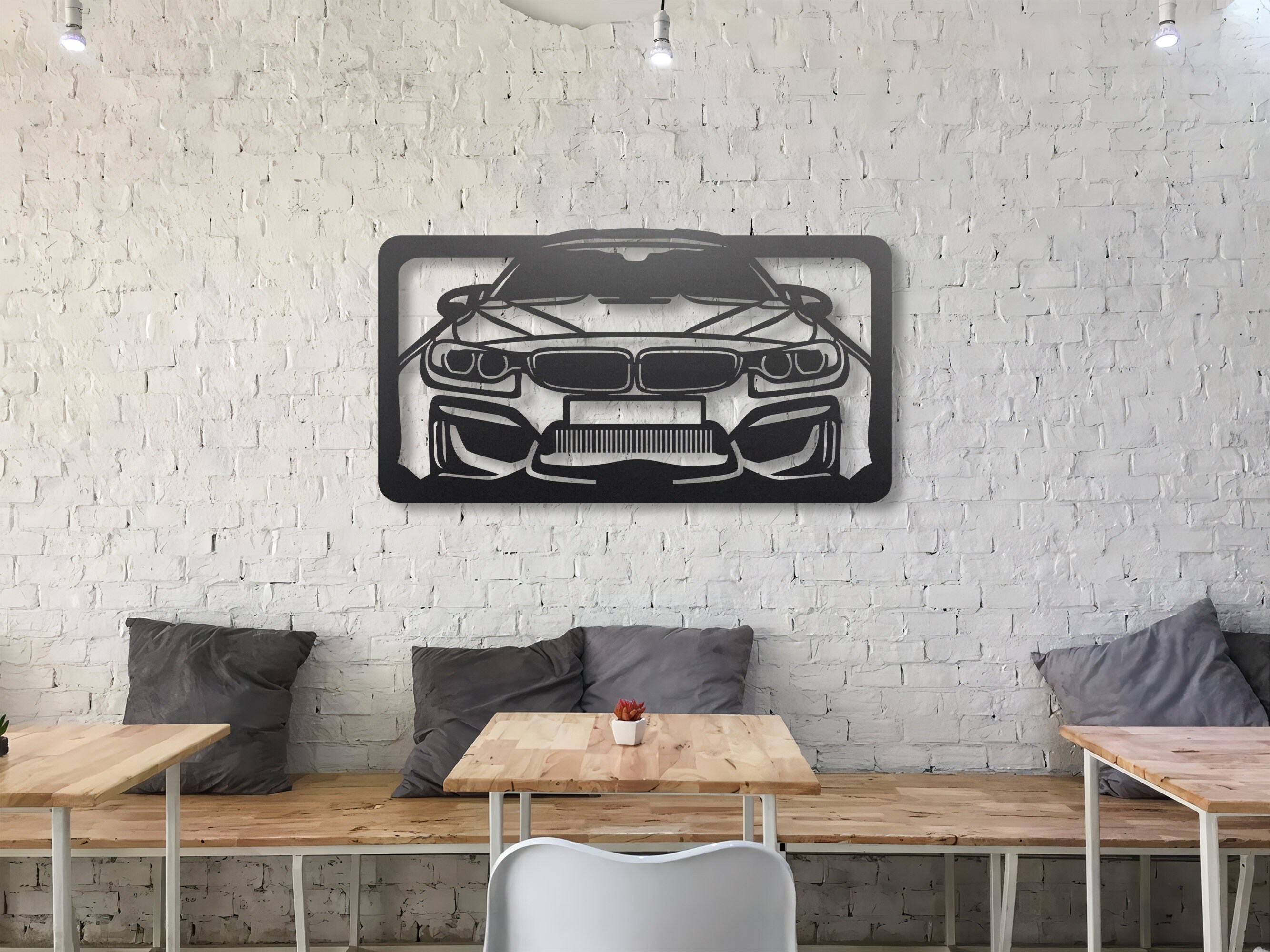 BMW M4 Metal Wall Art, Unique BMW M4 Wall Decor for Living Room, Wall ...