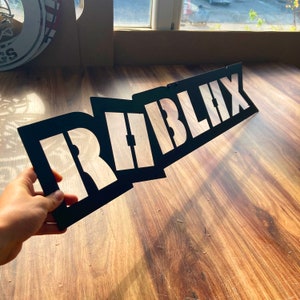 Roblox Metal Wall Art, Unique Roblox Wall Decor for Gamer Room, Wall ...