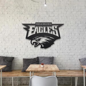 Philadelphia Eagles Metal Wall Art, Philadelphia Eagles Wall Sign, Wall ...