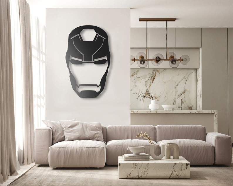 Iron Man Metal Wall Art, Unique Iron Man Wall Decor for Kids Room, Wall ...