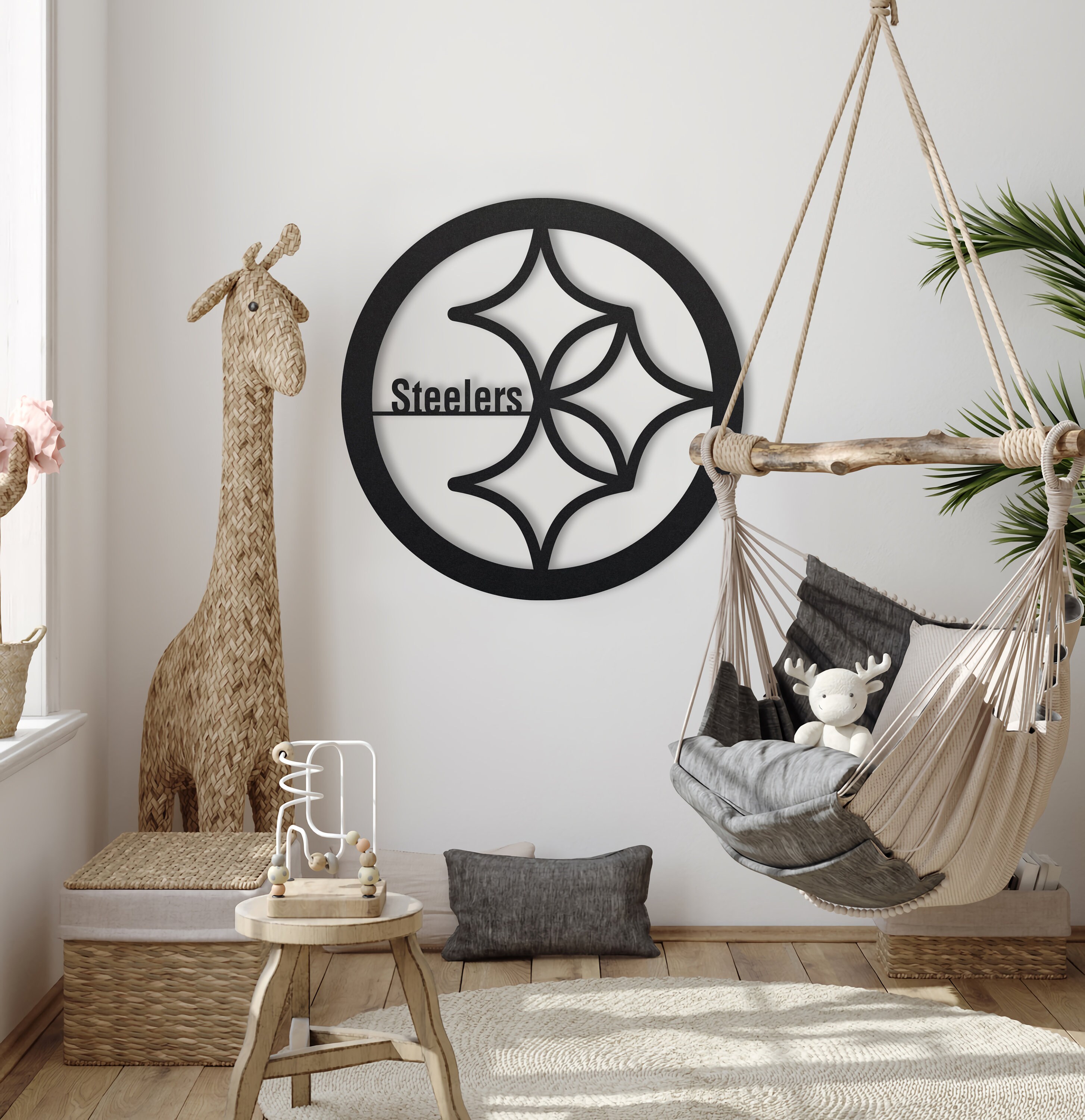 Pittsburgh Steelers Metal Wall Art, Unique Pittsburgh Steelers Wall ...