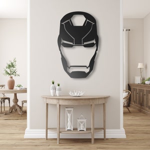 Iron Man Metal Wall Art, Unique Iron Man Wall Decor for Kids Room, Wall ...