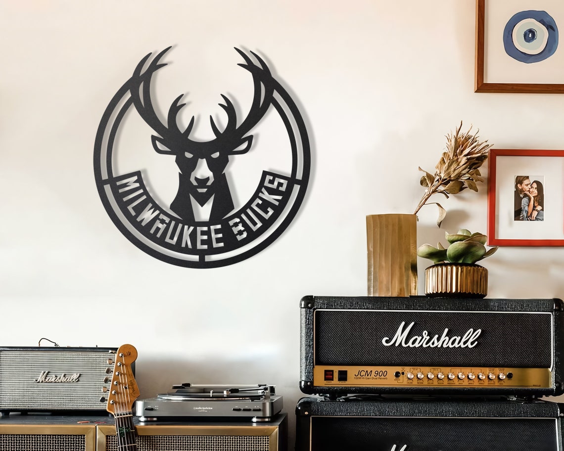 Milwaukee Bucks Metal Wall Art Unique Milwaukee Bucks Wall - Etsy