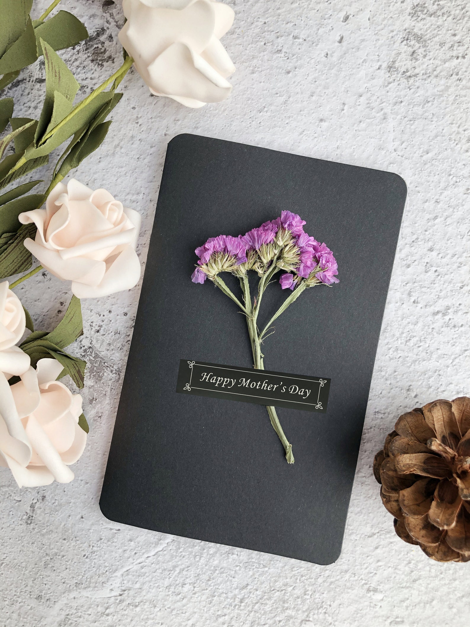 Customizable Real Flower Greeting Cards For All Occasions With | Etsy