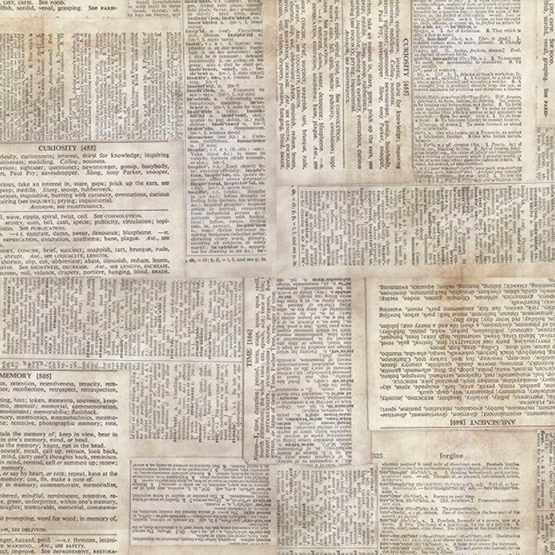 Eclectic Elements 108 Wide Tim Holtz Freespirit Fabrics Neutral ...