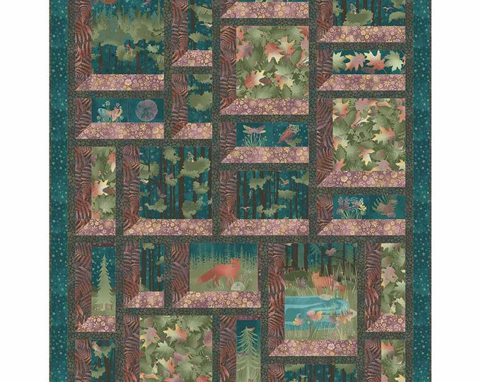 Enchanted Forest Windows Quilt - Ladeebug Quilts - Quilt Kit - Etsy