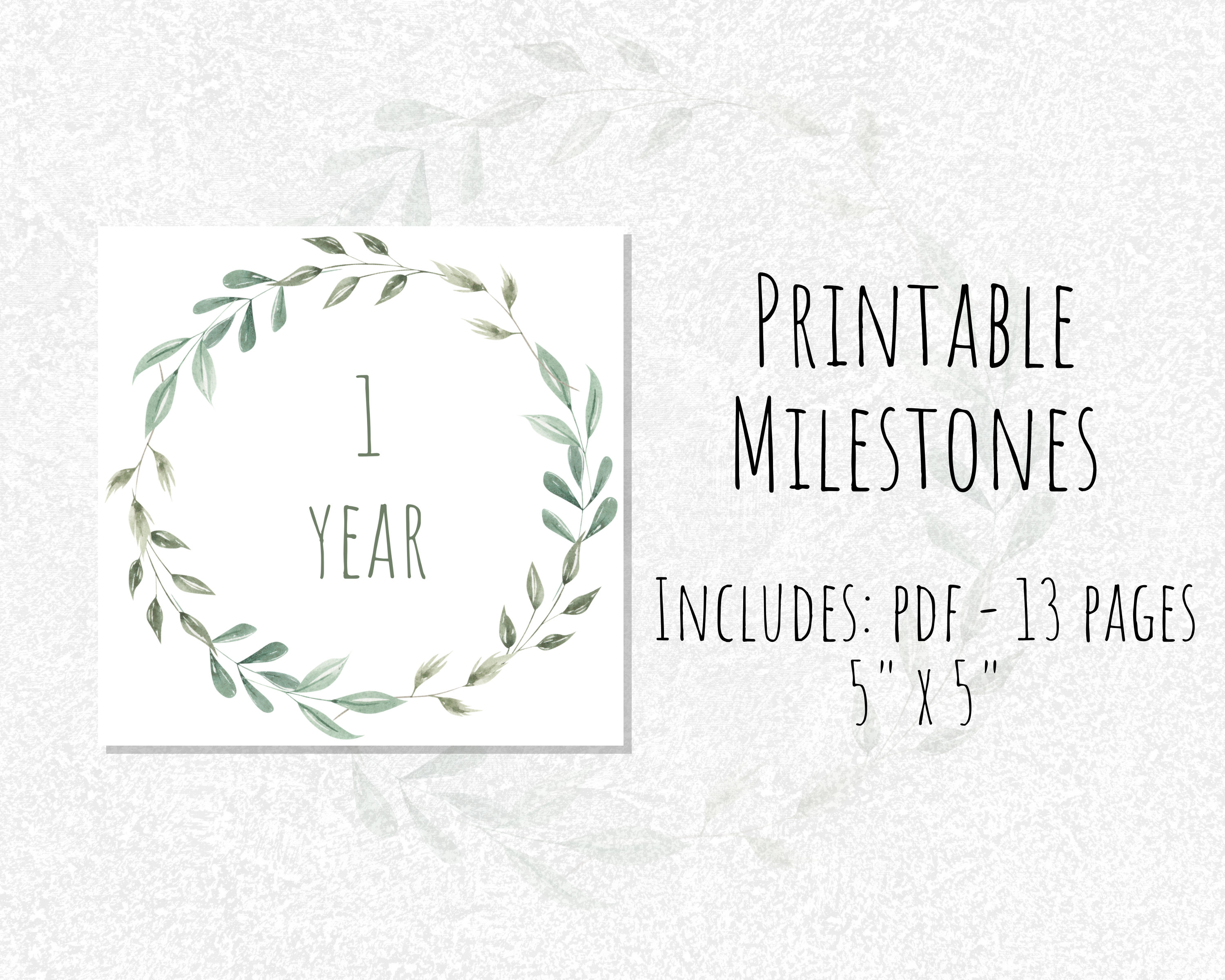 Printable Baby Milestones Printable Milestones Printable Milestone ...