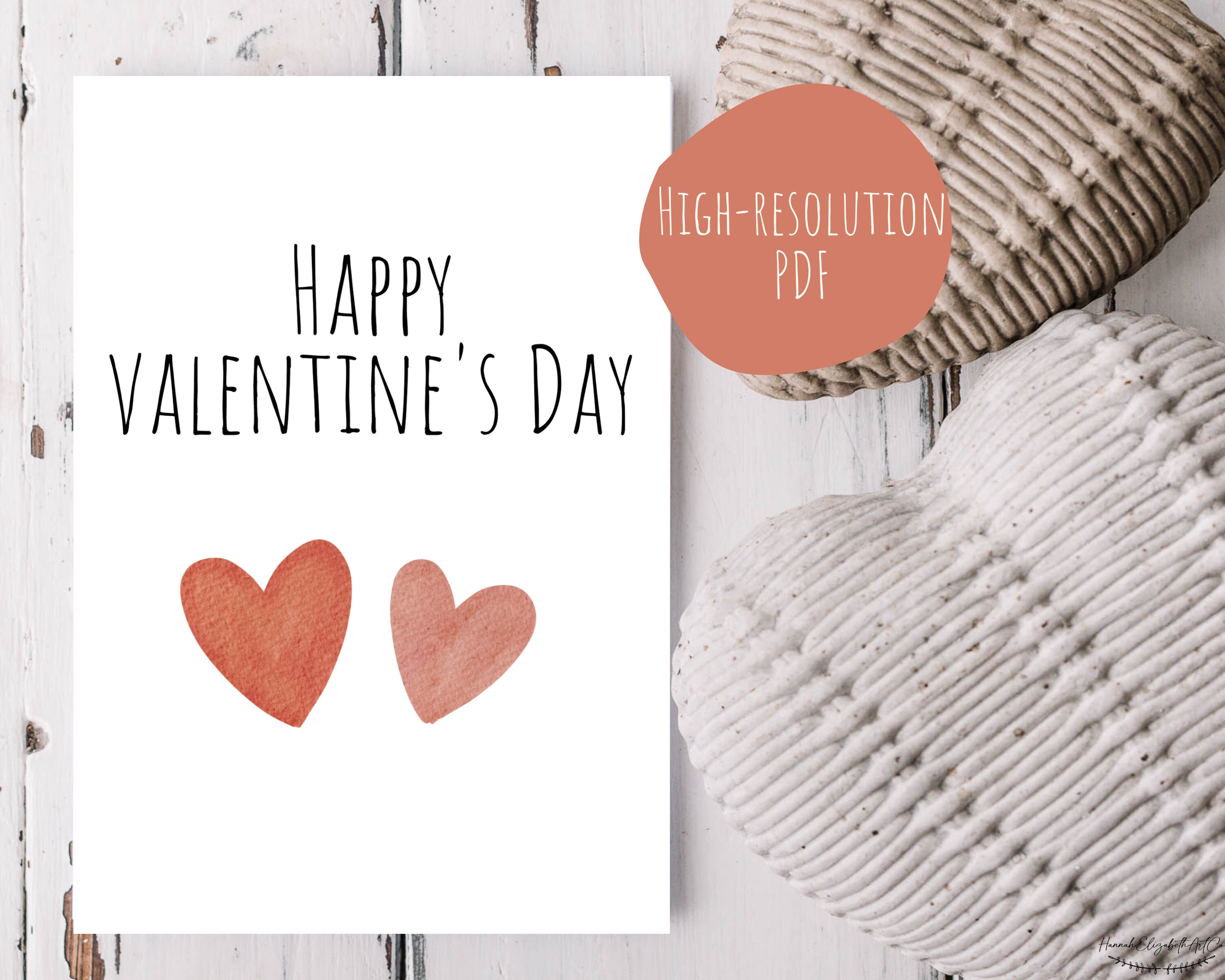Printable Card Printable Valentine's Day Card Printable I Love You Card ...