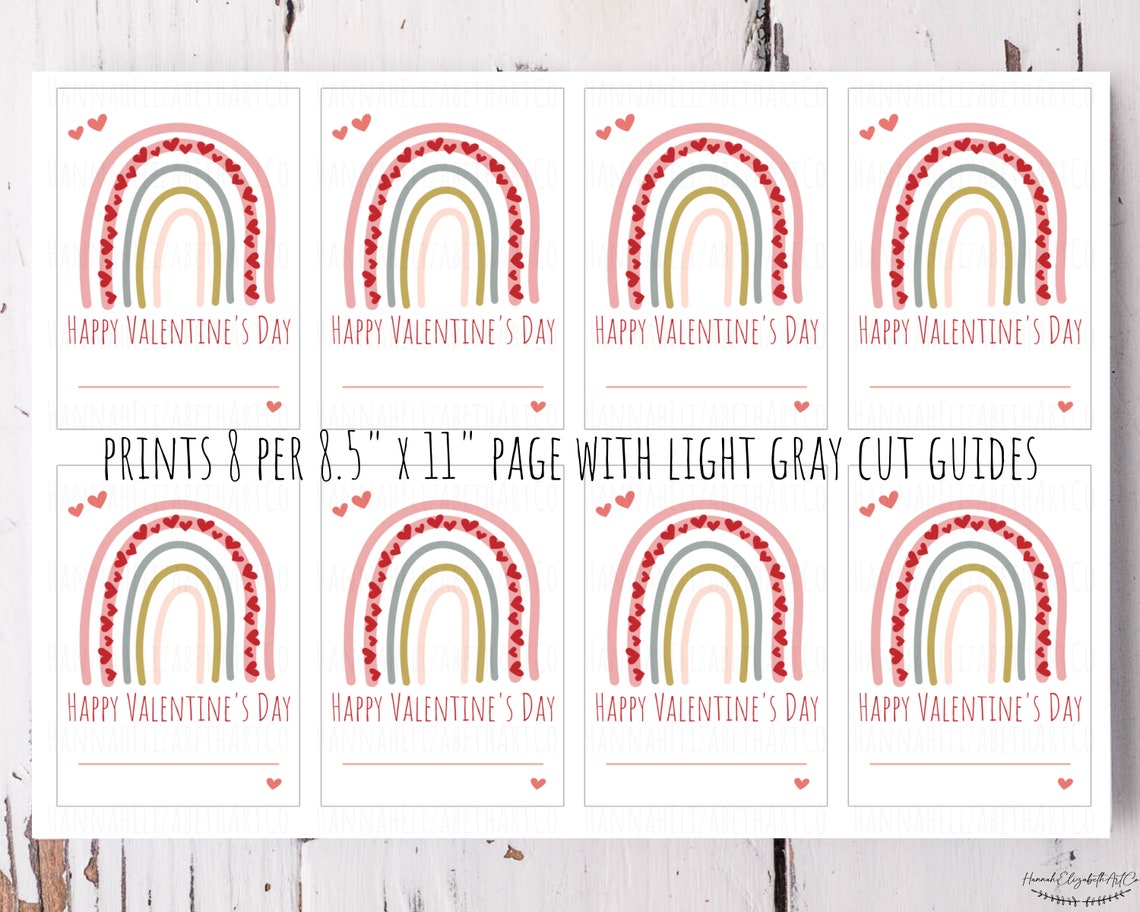 Printable Valentine's Day Cards - Printable Kids Valentine's Day Cards ...