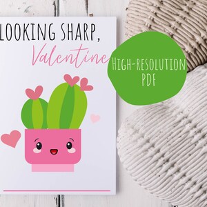 Printable Valentine's Day Cards - Printable Cacti Valentine's Cards ...