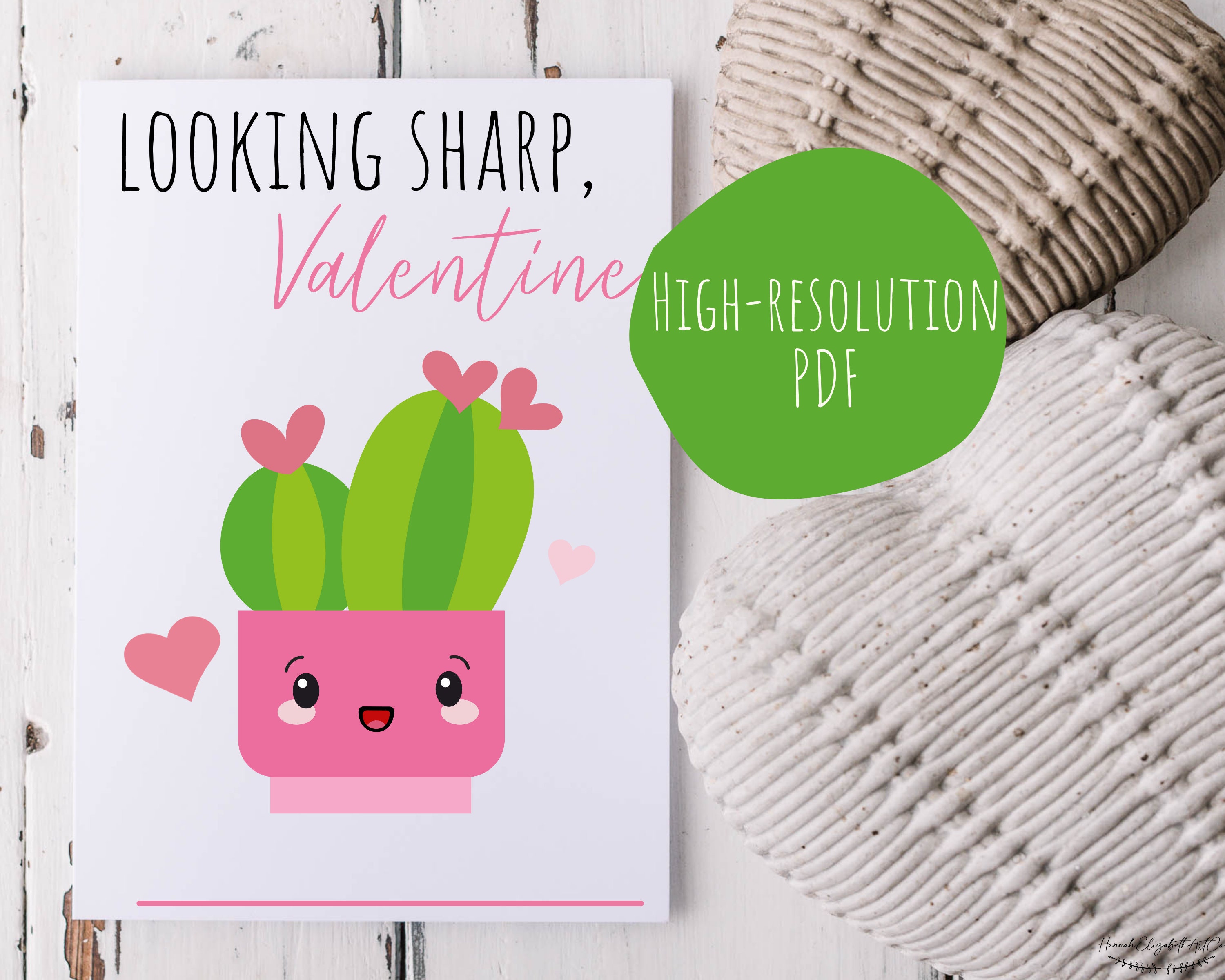 Printable Valentine's Day Cards - Printable Cacti Valentine's Cards ...