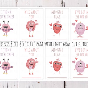 Printable Valentine's Day Cards - Printable Kids Valentine's Day Cards ...