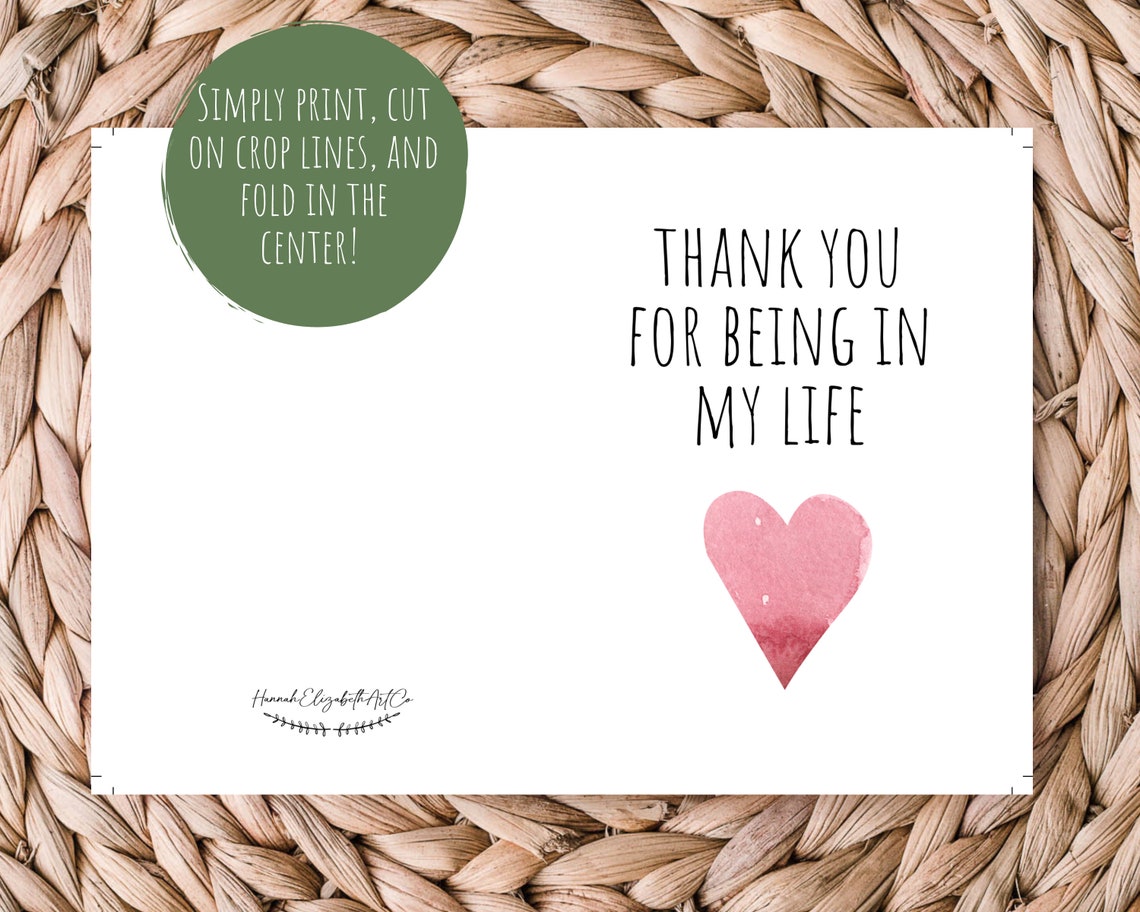 Printable Valentine's Day Card Printable Anniversary Card Printable ...