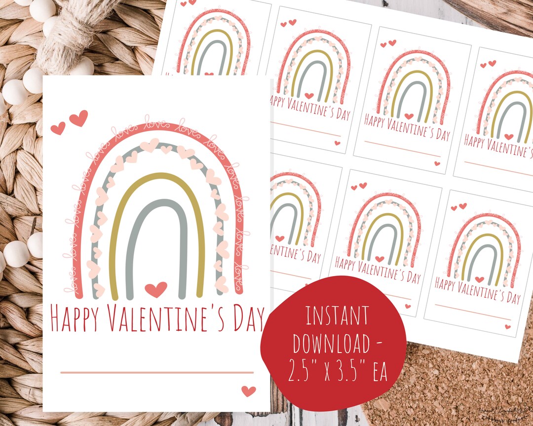 Printable Valentine's Day Cards - Printable Kids Valentine's Day Cards ...