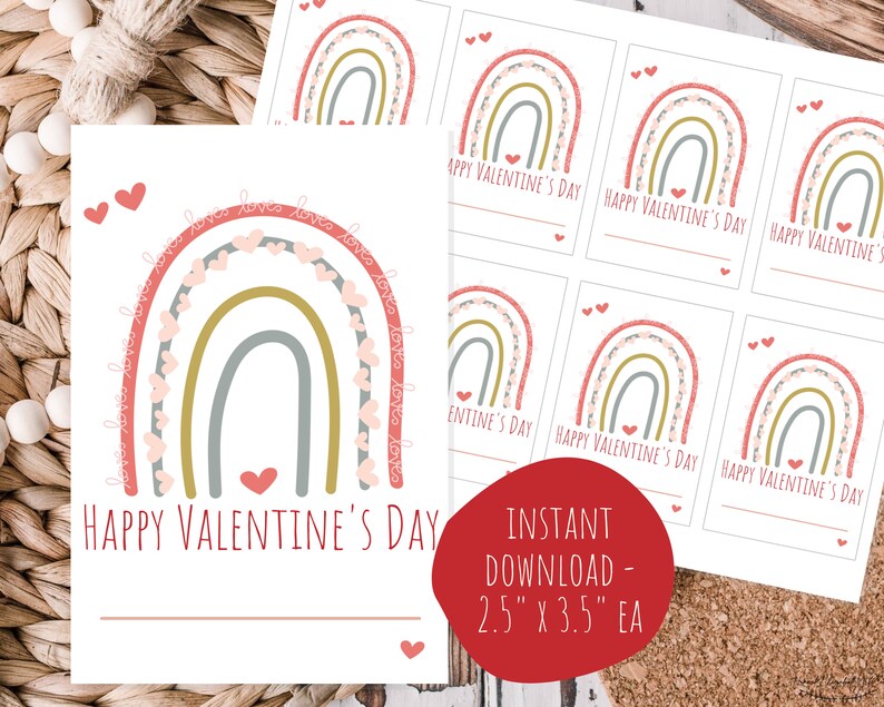 Printable Valentine's Day Cards - Printable Kids Valentine's Day Cards ...