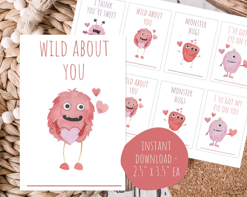 Printable Valentine's Day Cards - Printable Kids Valentine's Day Cards ...