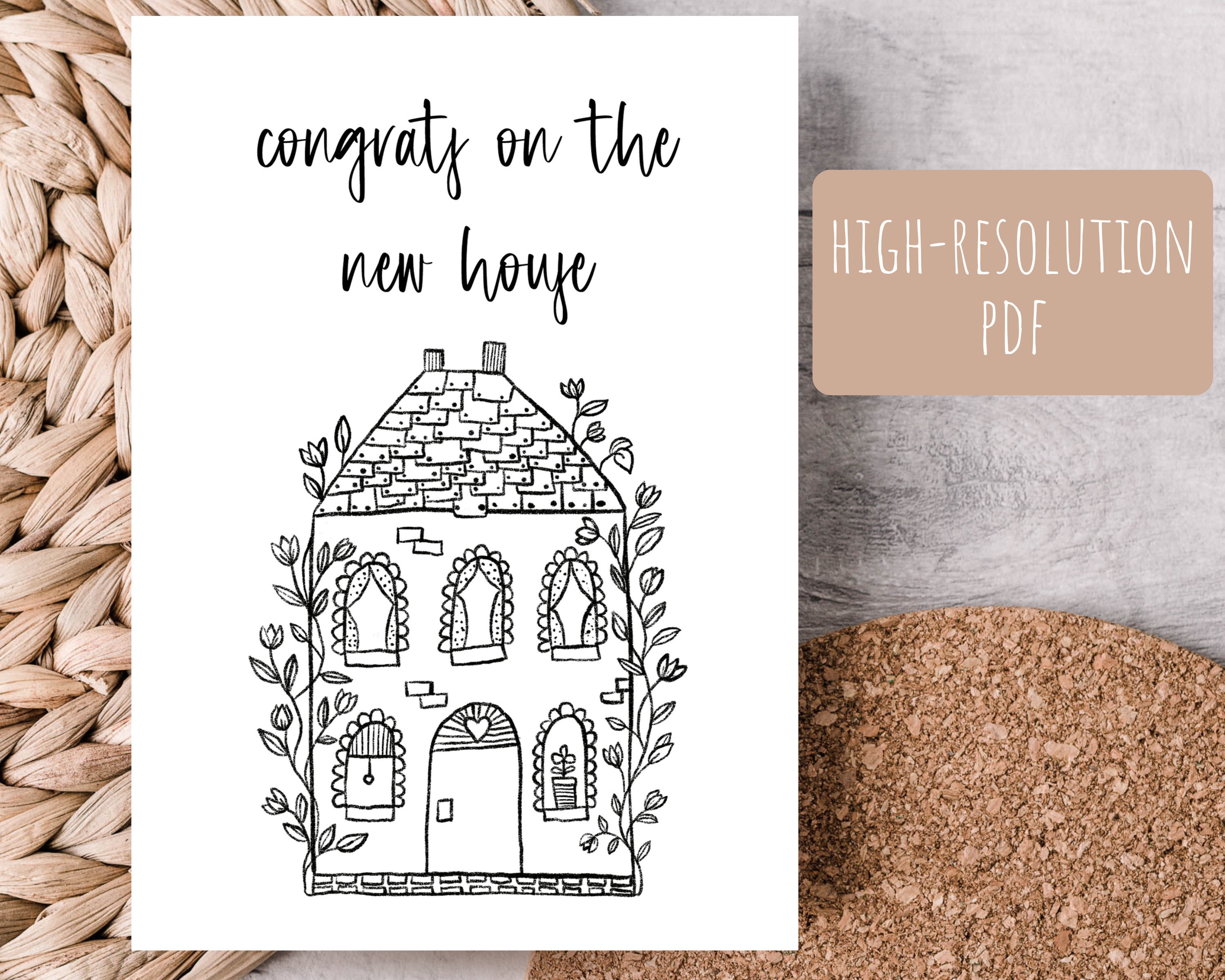 Printable Congratulations Card - New Home Congratulations Card - New ...