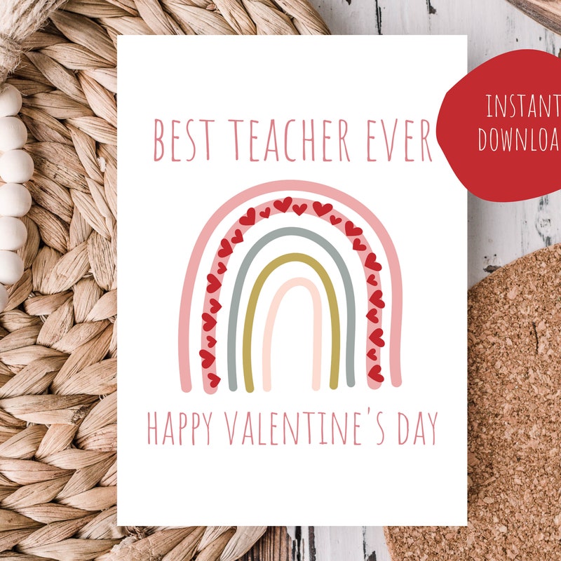 Teacher Valentines - Etsy